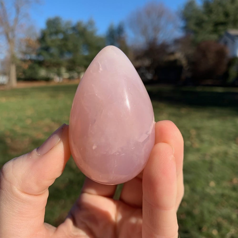 Rose Quartz Egg - The Crystal Council