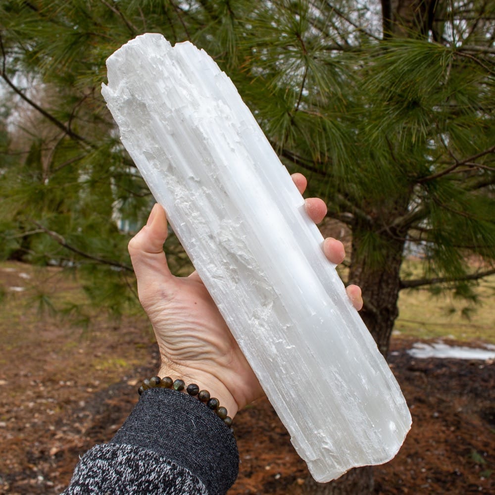 Large Selenite Chunk Charging Station - The Crystal Council Large Selenite Chunk Charging Station - The Crystal Council