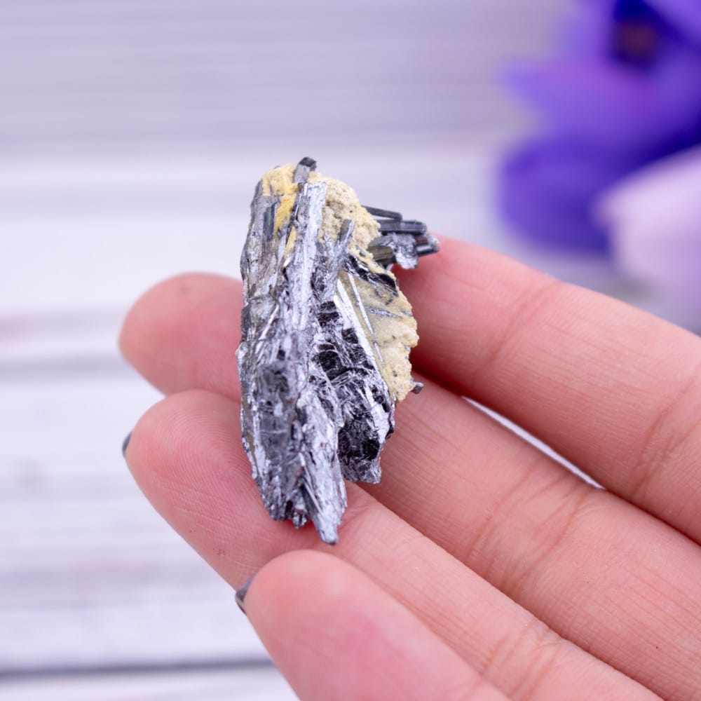 Stibnite Meanings and Crystal Properties - The Crystal Council