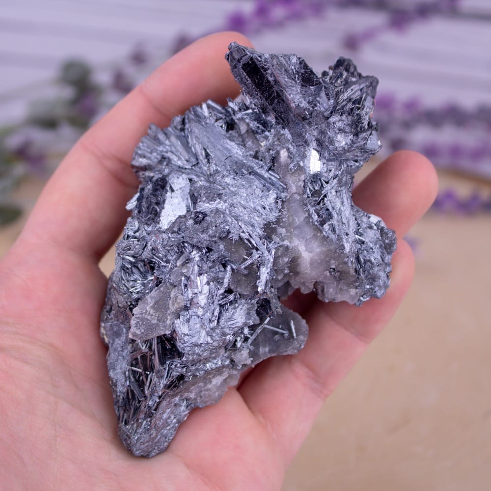 Stibnite Meanings and Crystal Properties - The Crystal Council